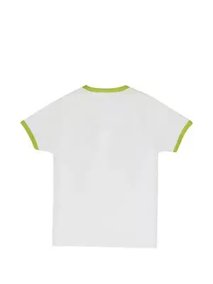 SP5DER Logo-print Ringer-detail T-shirt