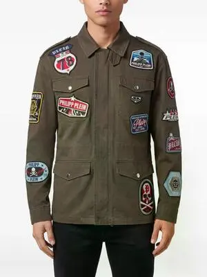 Philipp Plein Military Jacket Patches