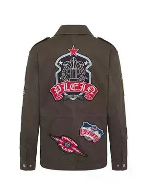 Philipp Plein Military Jacket Patches