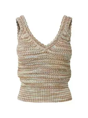 Veronica Beard Selwyn Space-dye Knit Top