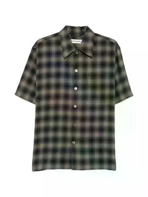 Our Legacy Check-pattern Shirt - Green