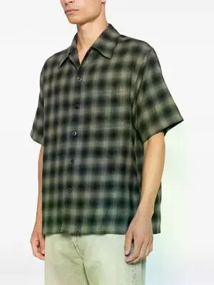 Our Legacy Check-pattern Shirt - Green