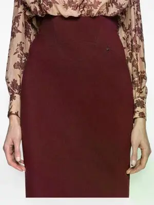 NISSA High-rise Pencil Midi Skirt