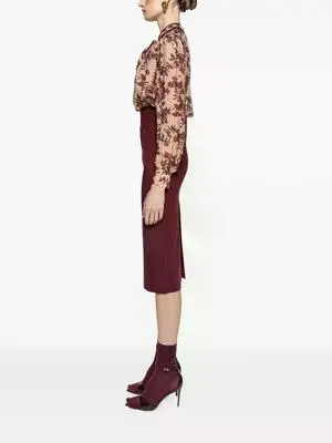 NISSA High-rise Pencil Midi Skirt