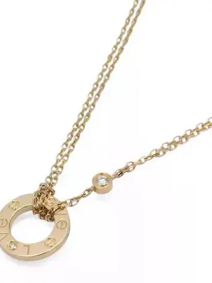 Cartier 2010s Love Circle Diamond Necklace