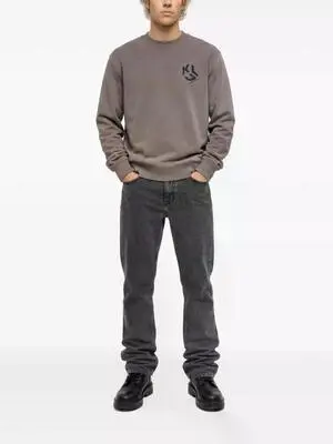 Karl Lagerfeld Buttoned Jeans - Grey