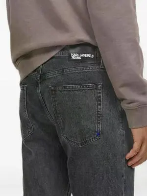 Karl Lagerfeld Buttoned Jeans - Grey