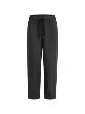 MAISON MARGIELA Drawstring Tailored Trousers - Black