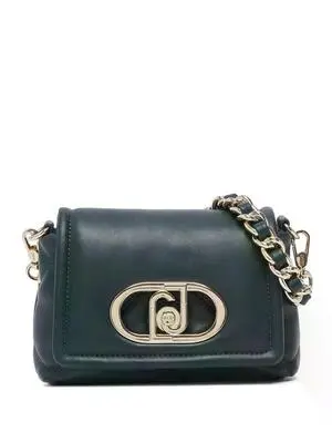 Liu Jo Lapuffy Small Bag With Chain Detail - Green