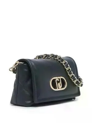 Liu Jo Medium Lapuffy Bag With Quilted Design And Chain Strap - Green