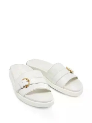 GIANVITO ROSSI Bilbao Buckle Flat Sandals