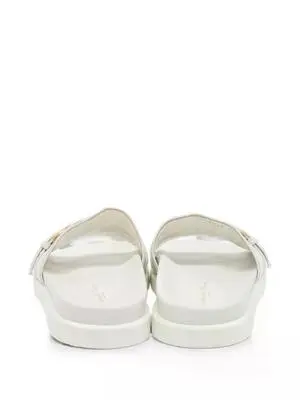 GIANVITO ROSSI Bilbao Buckle Flat Sandals