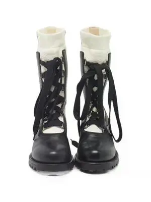 Dior Lace-up Combat Boots