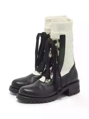 Dior Lace-up Combat Boots