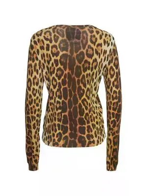 Moschino Leopard-print Cardigan