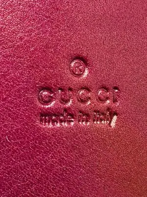 Gucci Interlocking G Leather Keyring