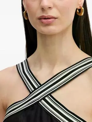 GAUDI Cross-strap Maxi Dress
