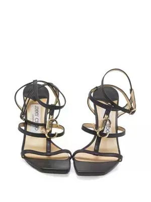 JIMMY CHOO Jc 90 Leather Heeled Sandals