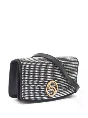 Stella McCartney S-wave Rhinestone Embellishment Crossbody Bag