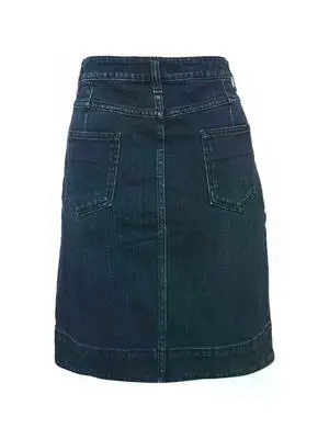 LOUIS VUITTON Patchwork Monogram Mini Skirt - Blue