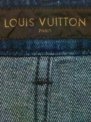 LOUIS VUITTON Patchwork Monogram Mini Skirt