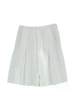 Issey Miyake Pleated Shorts - Grey