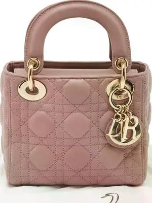 Dior 2022 Lady Cannage Tote Bag - Pink