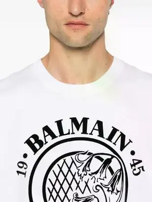 Balmain Logo-print Cotton T-shirt