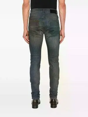 Amiri Ultrasuede Mx1 Distressed Slim-fit Jeans