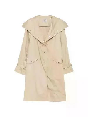 TOTEME Snap-buttoned Oversized Trench Coat - Neutrals