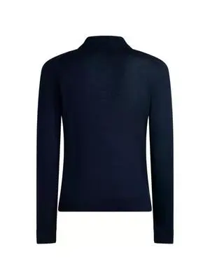Etro Polo-style Wool And Silk Sweater