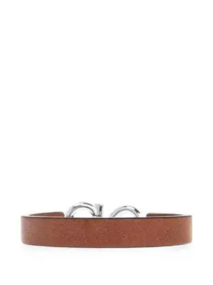 FERRAGAMO Gancini Calf Leather Bracelet