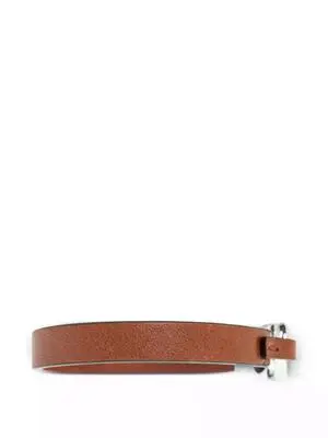 FERRAGAMO Gancini Calf Leather Bracelet