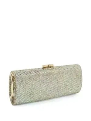 JIMMY CHOO Jimmy Choo Twill Tube Glitter Clutch Bag