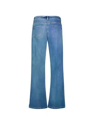 BETTY BARCLAY Crystal-embellished Faded Effect Jeans