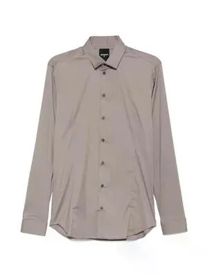 Patrizia Pepe Long-sleeve Slim-fit Shirt - Grey