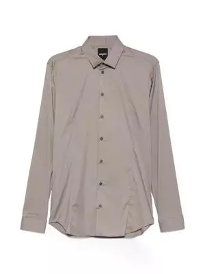 Patrizia Pepe Long-sleeve Slim-fit Shirt - Grey