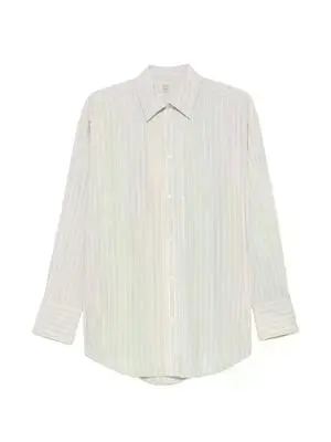 TOTEME Oversized Striped Shirt - Neutrals