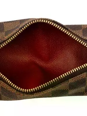 LOUIS VUITTON 1990-2010 Damier Ebene Papillon Pochette Handbag