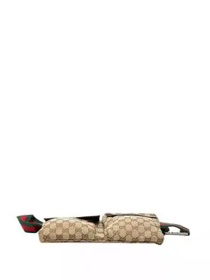 Gucci 2000-2015 Gg Canvas Web Double Pocket Belt Bag
