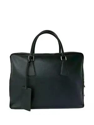 Prada 2010-2016 Saffiano Business Bag - Black