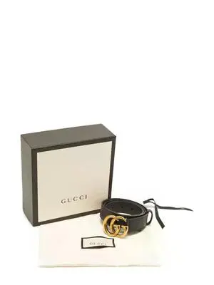 Gucci Gg Marmont Belt - Black