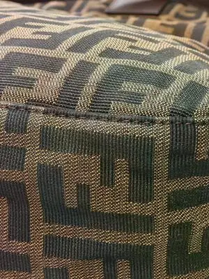 Fendi 2000-2010 Zucca Canvas Mamma Forever Shoulder Bag