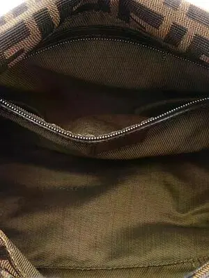 Fendi 2000-2010 Zucca Canvas Mamma Forever Shoulder Bag