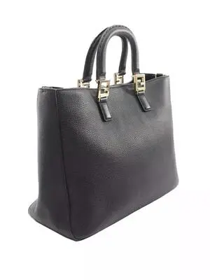 Fendi 2010-2026 Ff Leather Satchel