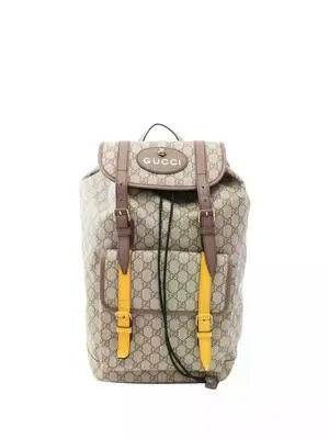 Gucci 2016-2026 Gg Supreme Courrier Backpack - Neutrals