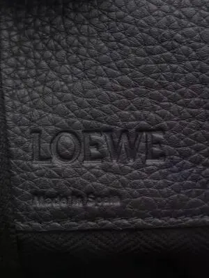 Loewe 2010-2026 Small Leather Drawstring Hammock Bag Satchel