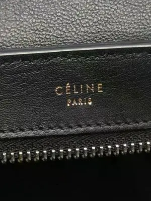 Celine 2010-2026 Small Tricolor Leather Trapeze Satchel