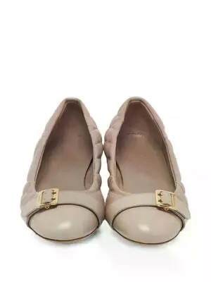 Burberry Quilted Buckle Ballet Flats