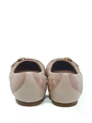 Burberry Quilted Buckle Ballet Flats